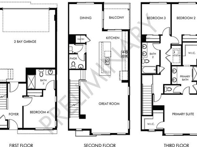 4 Bed, 3 Bath New Home plan in Morrison, CO