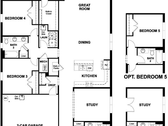 4 Bed, 3 Bath New Home plan in Parrish, FL