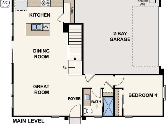 4 Bed, 3 Bath New Home plan in Pomona, CA