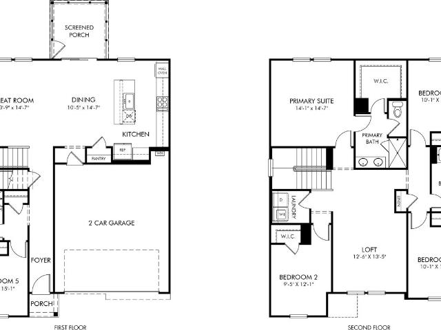 4 Bed, 3 Bath New Home plan in Raleigh, NC