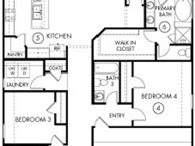 4 Bed, 3 Bath New Home plan in Rosenberg, TX