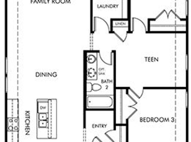 4 Bed, 3 Bath New Home plan in San Antonio, TX