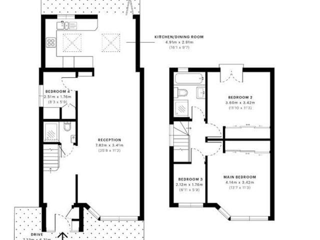 4 Bed End Terrace, Crofts Road, HA1