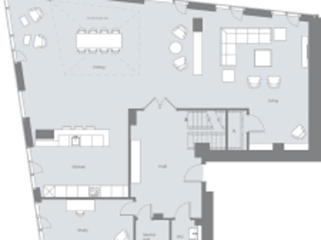 4 bedroom apartment for rent in Luxury duplex penthouse with amenities, M15