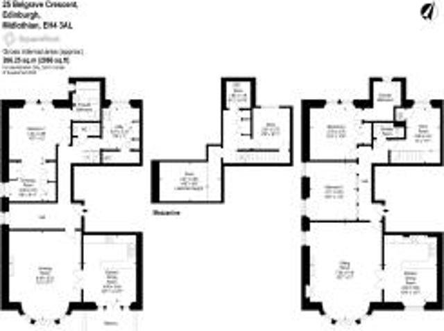 4 bedroom apartment for sale in 25 Belgrave Crescent, West End, Edinburgh, EH4