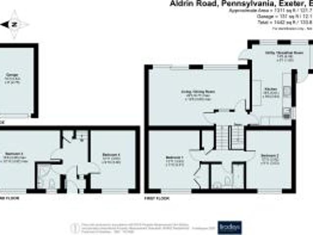 4 bedroom detached house for sale in Aldrin Road, Pennsylvania, Exeter, Devon, EX4