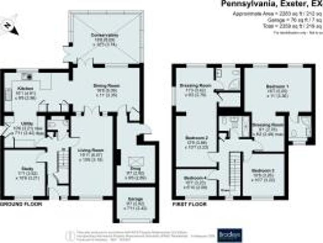 4 bedroom detached house for sale in Rosebarn Lane, Pennsylvania, Exeter, Devon, EX4
