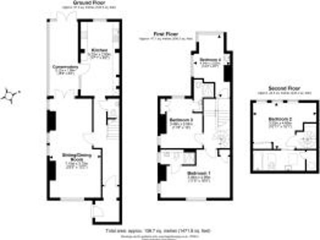 4 bedroom end of terrace house for sale in Catharine Street, Cambridge, CB1