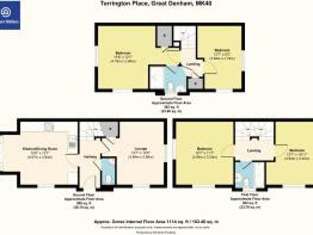 4 bedroom end of terrace house for sale in Terrington Place, Great Denham, MK40