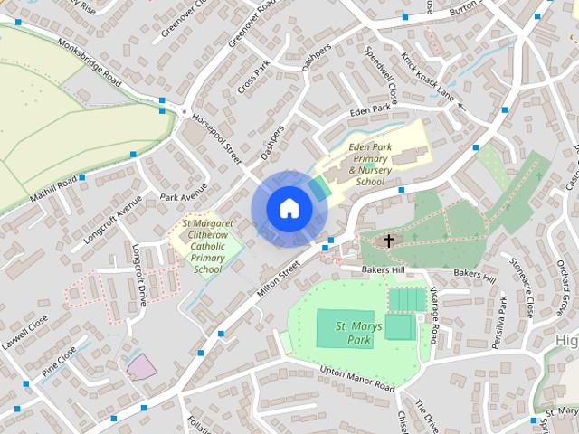 4 bedroom end of terrace house to rent