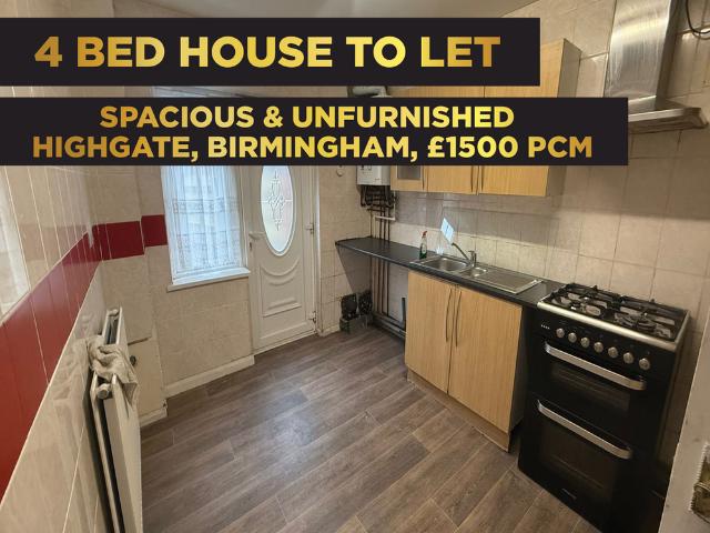 4 bedroom end of terrace house to rent