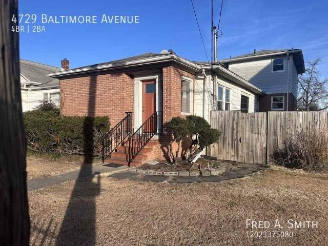 4 Bedroom Home for Rent at 4729 Baltimore Ave, Hyattsville, MD 20781 Hyattsville