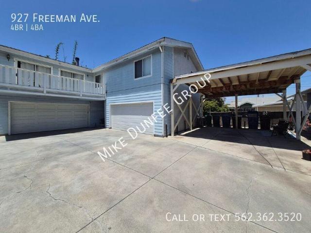4 Bedroom Home for Rent at 927 Freeman Ave, Long Beach, CA 90804 Eastside
