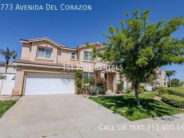 4 Bedroom Home for Rent at 15773 Avenida Del Corazon, Moreno Valley, CA 92555