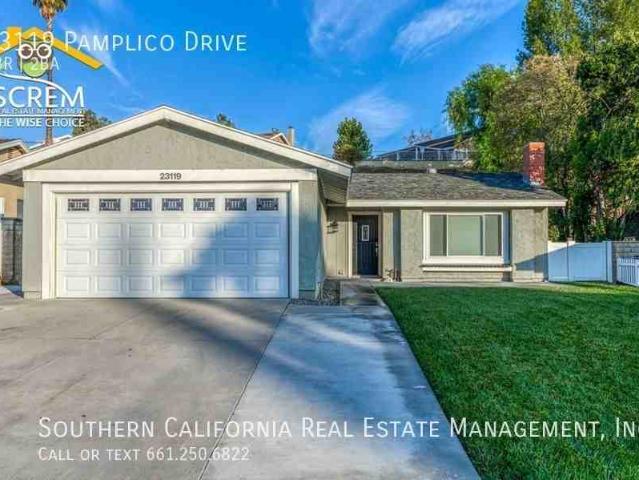 4 Bedroom Home for Rent at 23119 Pamplico Dr, Valencia, CA 91354