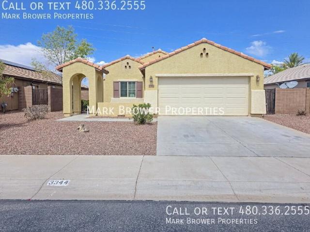 4 Bedroom Home for Rent at 3344 S 186th Ln, Goodyear, AZ 85338 Las Brisas