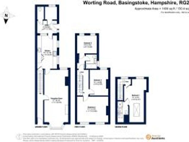 4 bedroom semi detached house for sale in Worting Road, Basingstoke, Hampshire, RG21