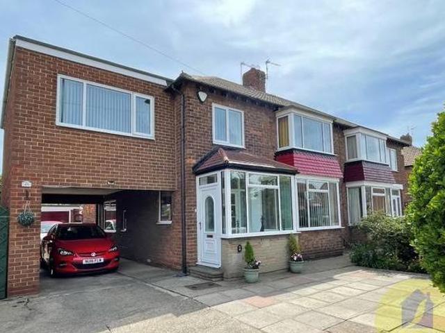4 bedroom semidetached house for sale in Mersey Road Redcar North Yorkshire TS10