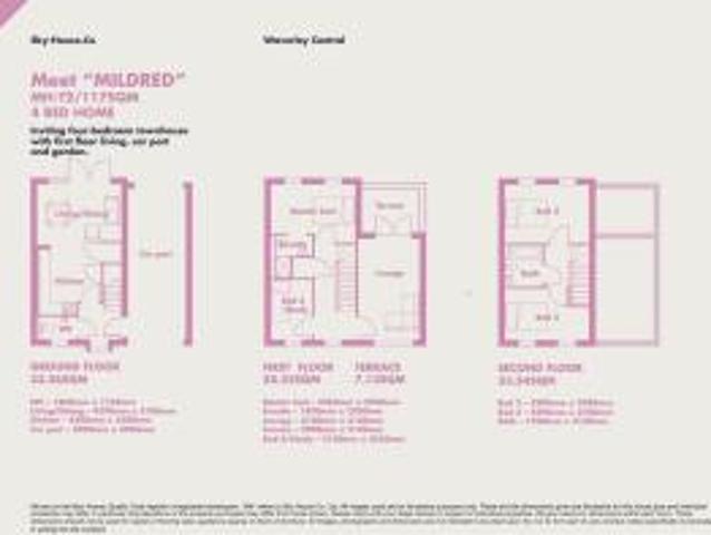 4 bedroom town house for sale in Plot 42 Mildred, Waverley Central, Stephenson Way, S60