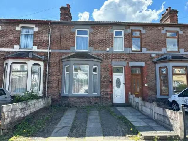 4 bedroom terraced house for sale in Halstead Road, Wallasey.