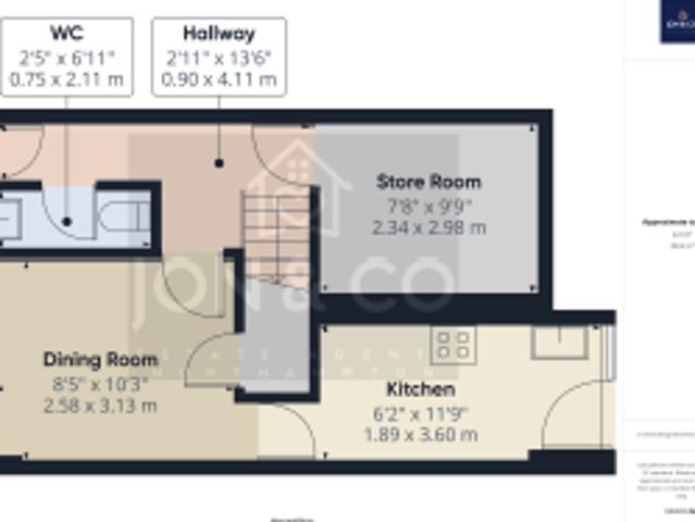 4 bedroom terraced house for sale in Ringway | Briar Hill | NN4