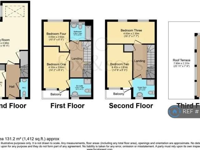 4 bedroom terraced house to rent