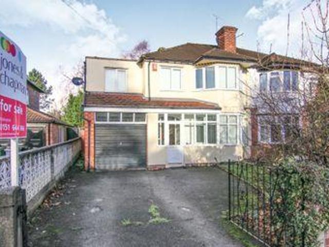 4 Bedrooms Semi detached house for sale in Allport Road, Bromborough, Wirral CH63