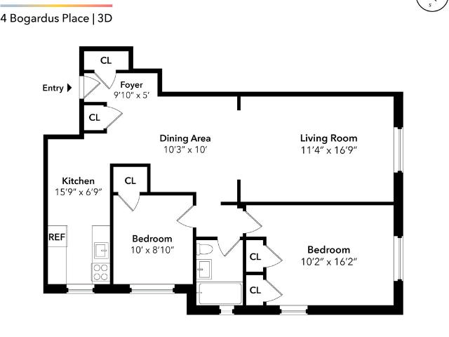 4 Bogardus Place, Unit 3D