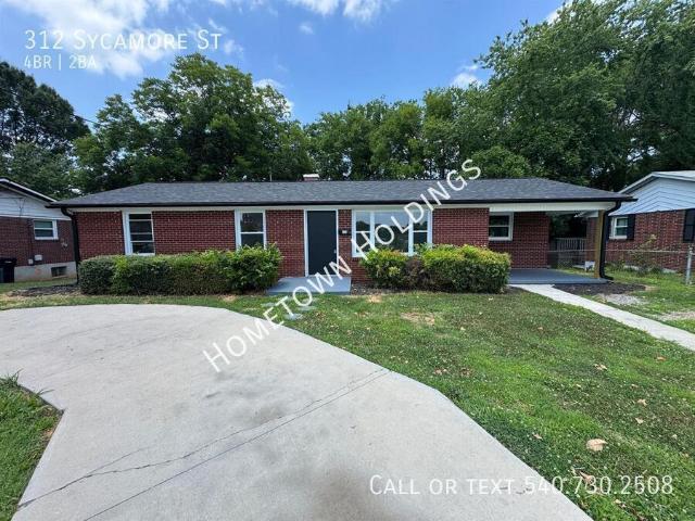 4 BR, 1.5 BA Apartment 312 Sycamore St, Danville, VA 24541