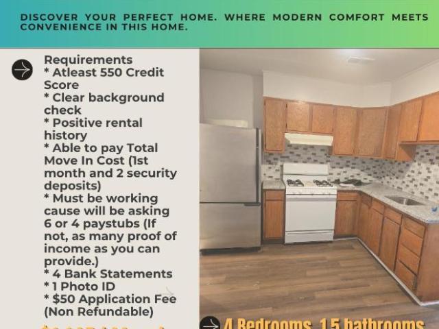 4 Br, 1 bath, Apartment 881 North 41st Street