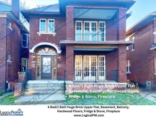 4 BR, 1 BA Apartment 1721 Atkinson St Uppr, Detroit, MI 48206