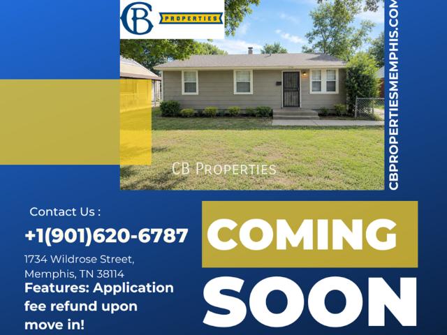 4 BR, 1 BA Apartment 1734 Wildrose St, Memphis, TN 38114