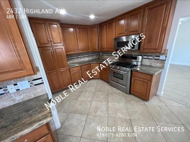 4 BR, 1 BA Apartment 2432 Highland Ave National City, CA 91950