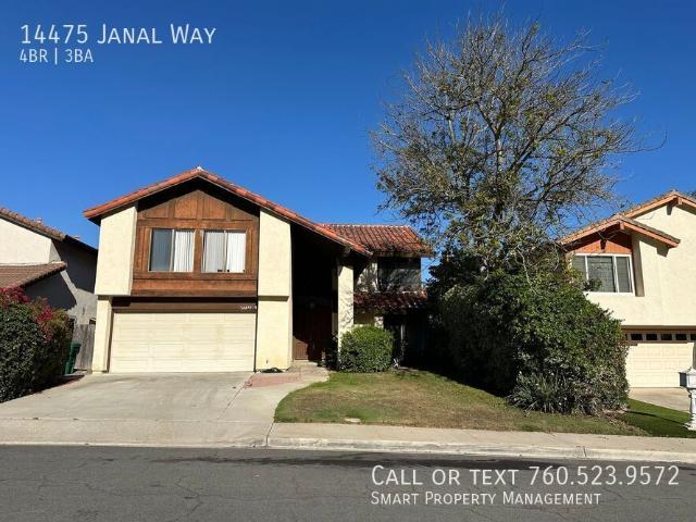 4 BR, 2.5 BA Apartment 14475 Janal Way, San Diego, CA 92129