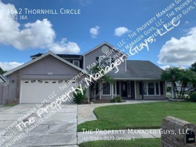 4 BR, 2.5 BA Apartment 1542 Thornhill Circle, Oviedo, FL 32765