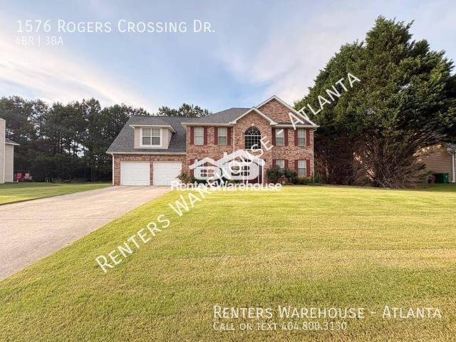 4 BR, 2.5 BA Apartment 1576 Rogers Crossing Dr Lithonia, GA 30058