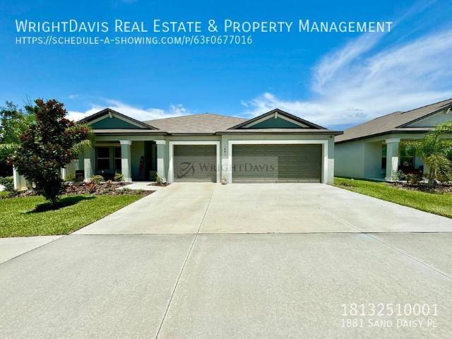 4 BR, 2.5 BA Apartment 1881 Sand Daisy Pl, Ruskin, FL 33570
