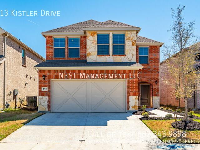 4 BR, 2.5 BA Apartment 213 Kistler Drive, Little Elm, TX 75068