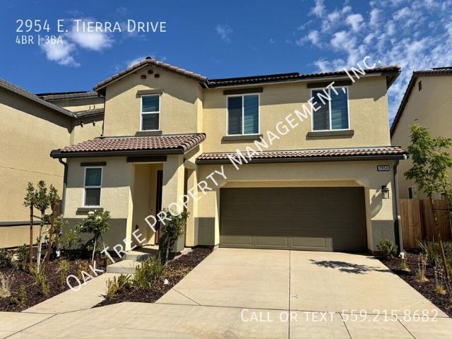 4 BR, 2.5 BA Apartment 2954 E. Tierra Drive, Fresno, CA 93730