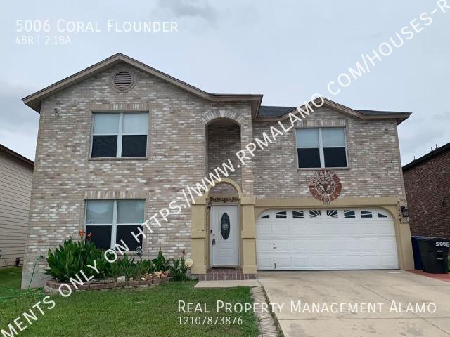 4 BR, 2.5 BA Apartment 5006 Coral Flounder, San Antonio, TX 78244
