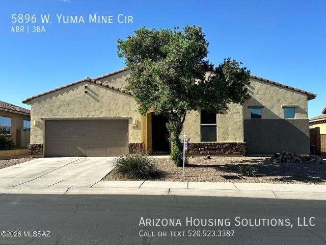 4 BR, 2.5 BA Apartment 5896 W. Yuma Mine Cir, Tucson, AZ 85743