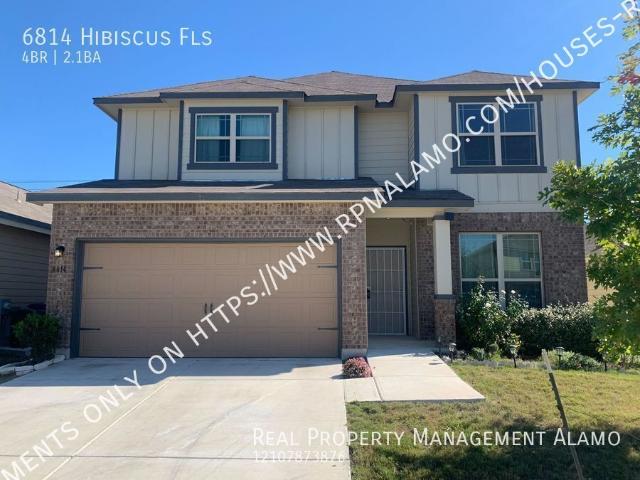 4 BR, 2.5 BA Apartment 6814 Hibiscus Fls, San Antonio, TX 78218
