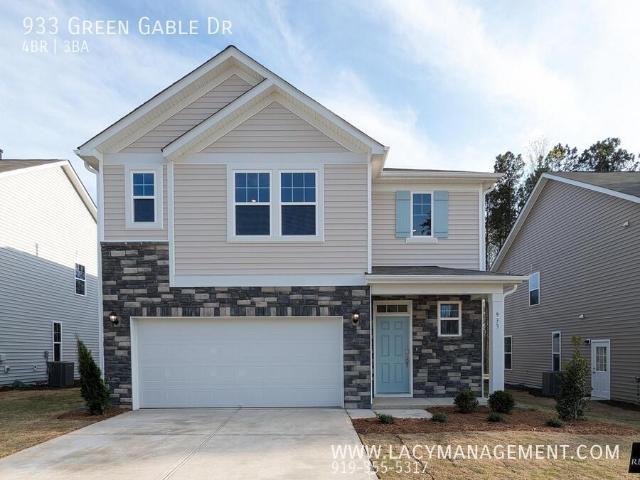 4 BR, 2.5 BA Apartment 933 Green Gable Dr, Zebulon, NC 27597