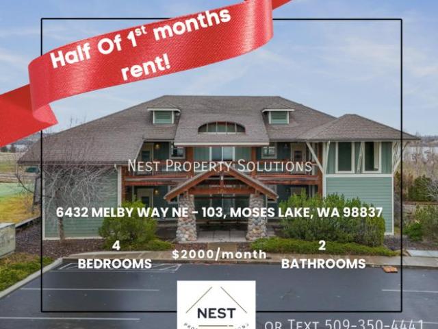 4 Br, 2 bath, Condo 6432 Melby Way NE