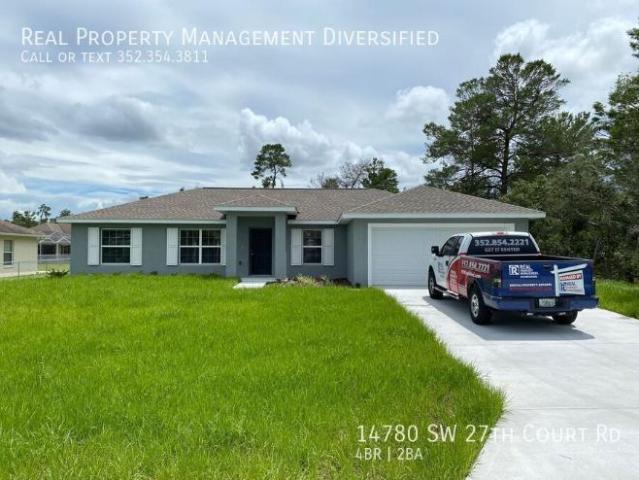4 Br, 2 bath, Single Family 14780 SW 27th Court Rd