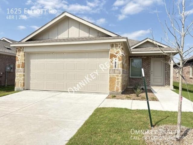 4 Br, 2 bath, Single Family 1625 Elliott Rd