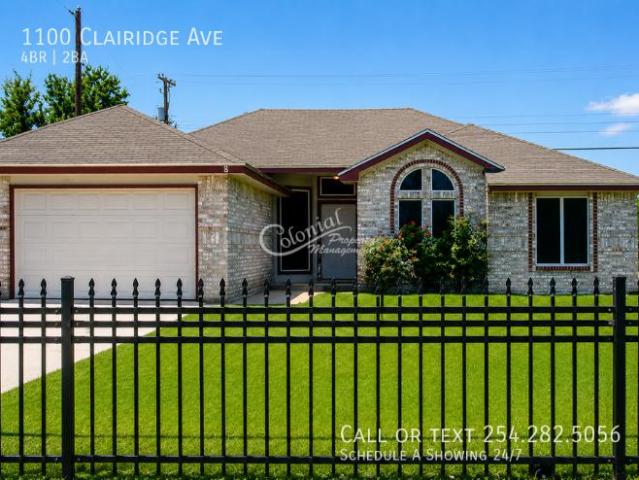 4 Br, 2 bath, Single Family 1100 Clairidge Ave