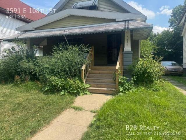 4 Br, 2 bath, Single Family 3591 E 108th St