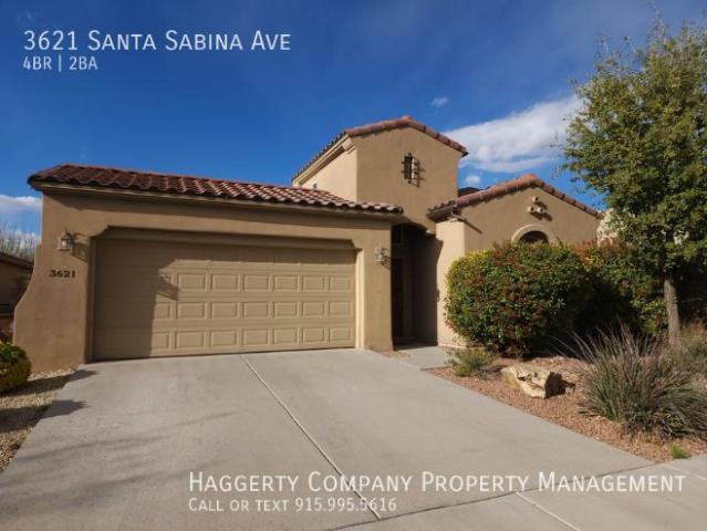 4 Br, 2 bath, Single Family 3621 Santa Sabina Ave