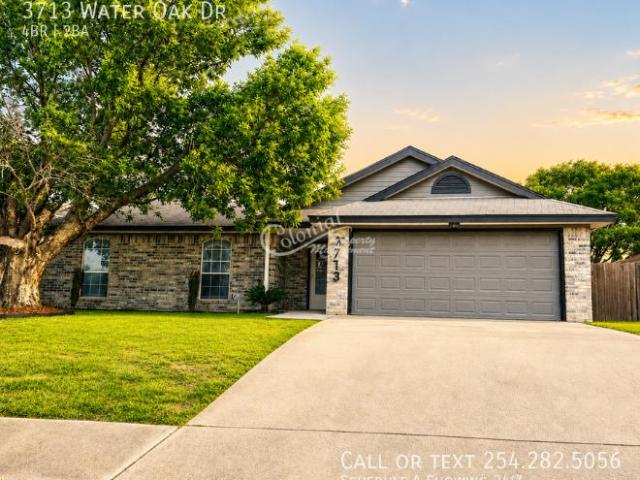 4 Br, 2 bath, Single Family 3713 Water Oak Dr